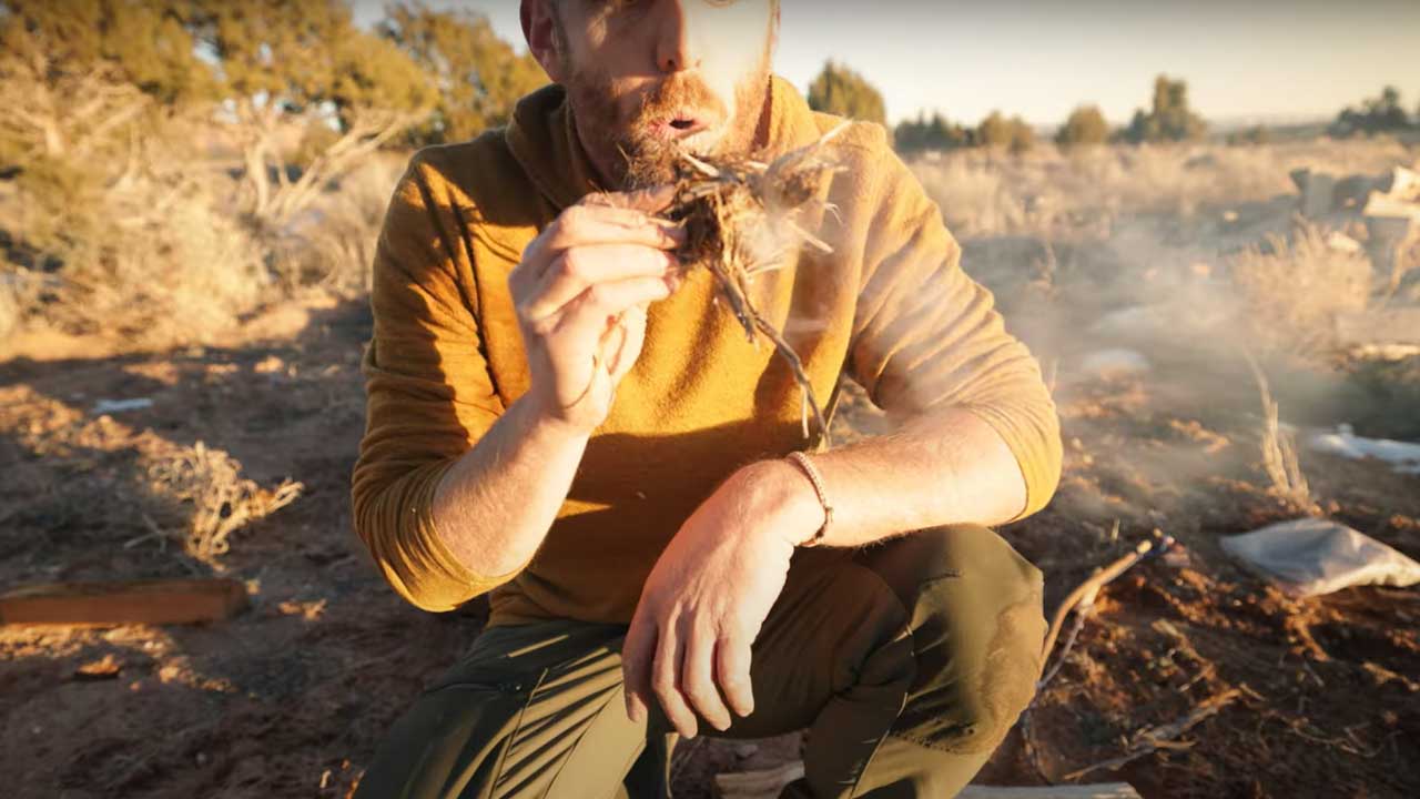 How to Start a Fire in the Wild with Sticks - In4adventure