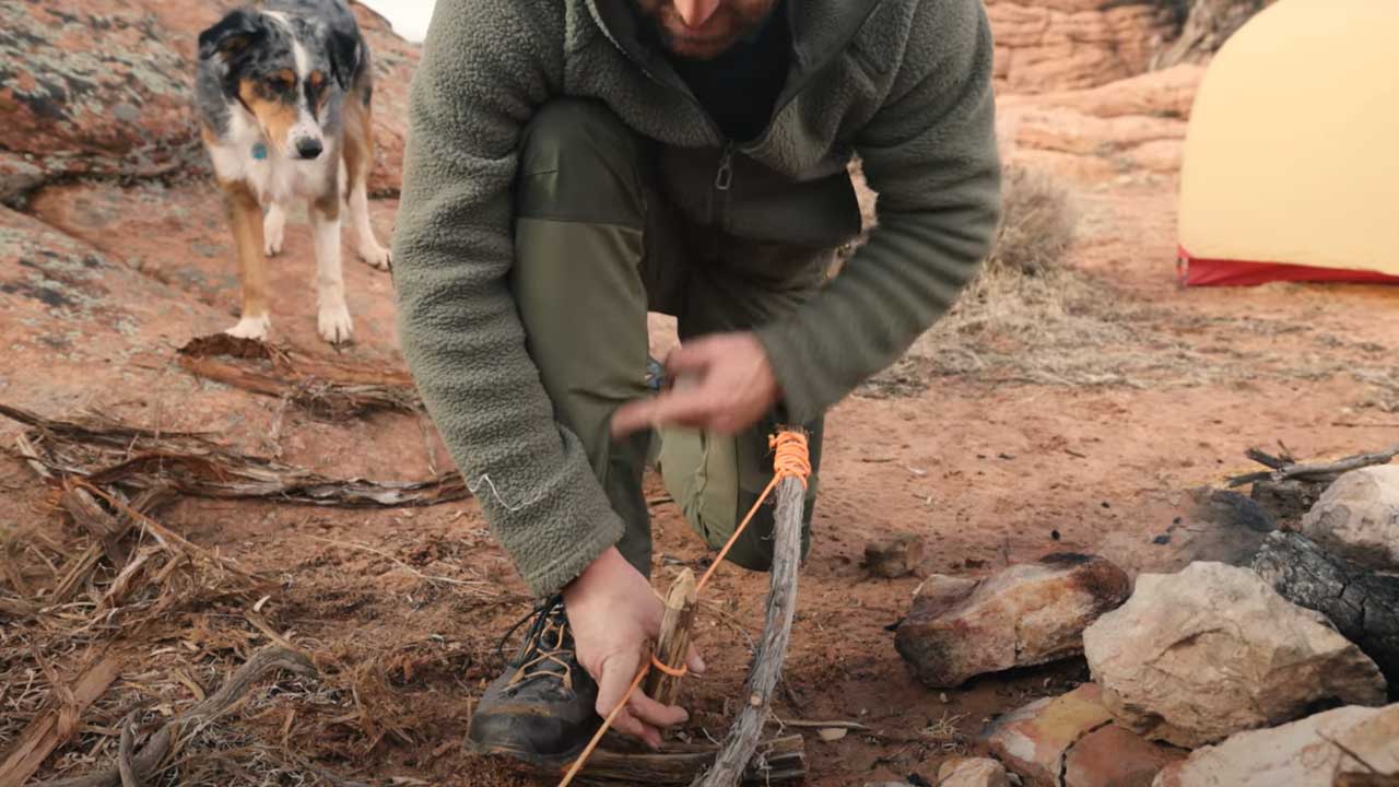 How to Start a Fire in the Wild with Sticks - In4adventure