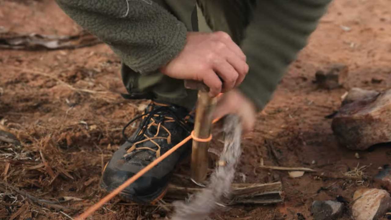 How to Start a Fire in the Wild with Sticks - In4adventure