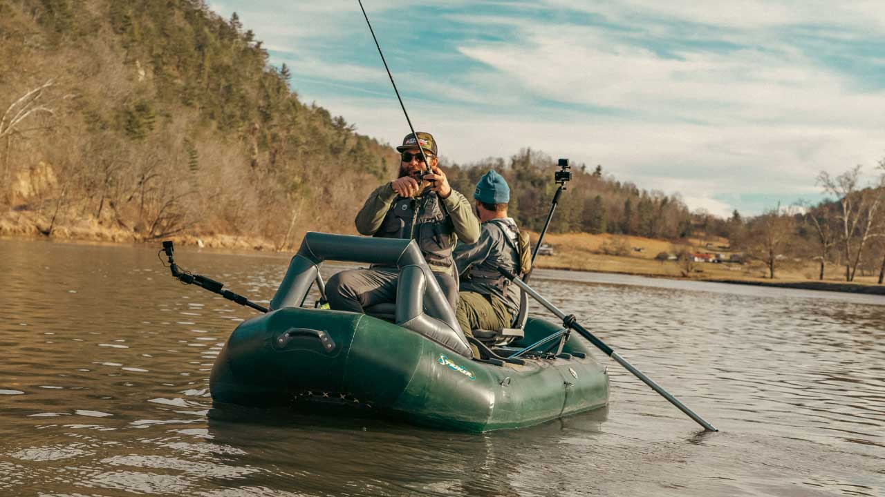 Outcast Stricker fishing raft review
