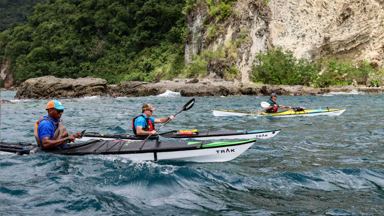 Kayaking in Wind - In4adventure
