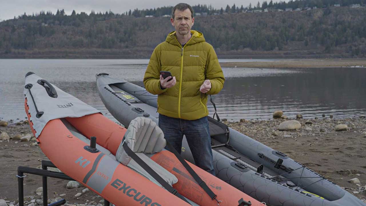 Intex Excursion Pro vs NRS Pike Inflatable Kayak - In4adventure