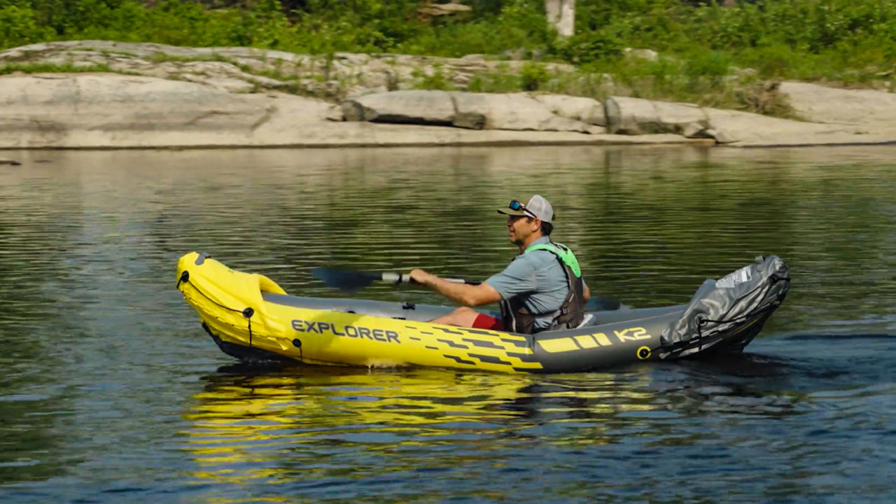 Cheap Kayak Comparison: Intex Explorer K2 vs Sea Eagle 330 - In4adventure